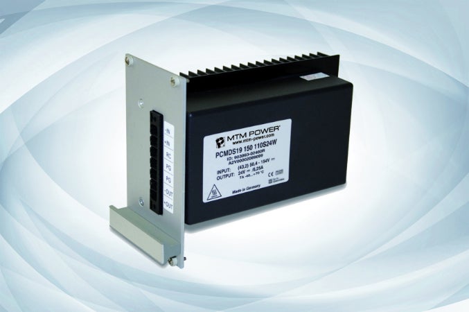 MTM Power Launches 19in Plug-In Unit with 150W for Railway Applications - Railway Technology